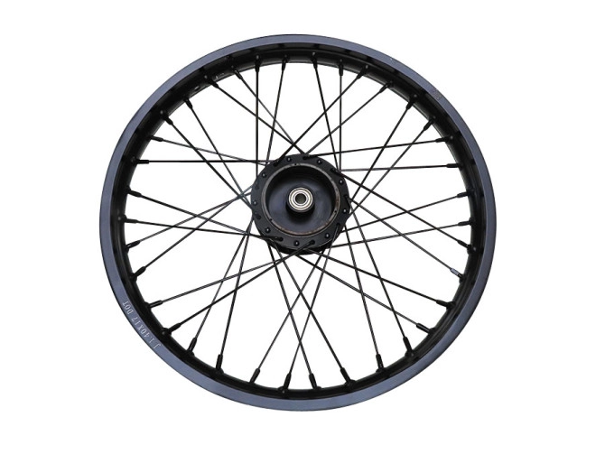 17 inch spokewheel 17x1.40 set black anodised