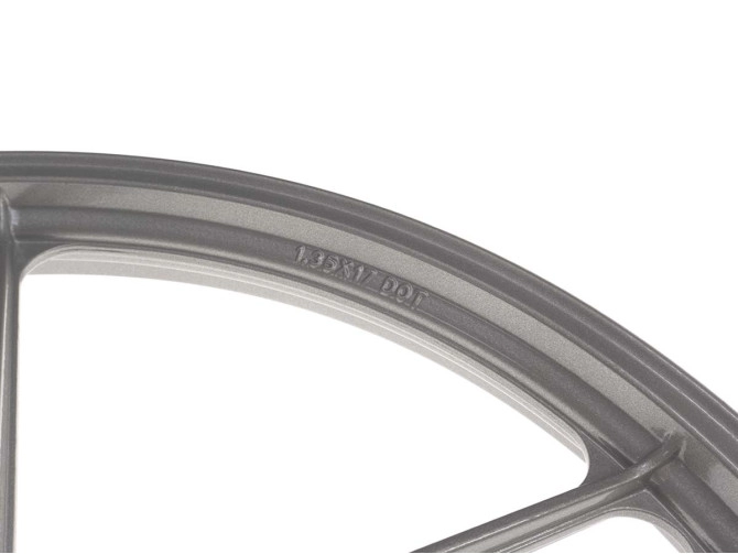 17 inch star wheel 17x1.35 Puch Maxi powder coated silver set