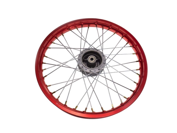 Puch Maxi Rigida Alu spaakvelgen set 17x1.40 rood