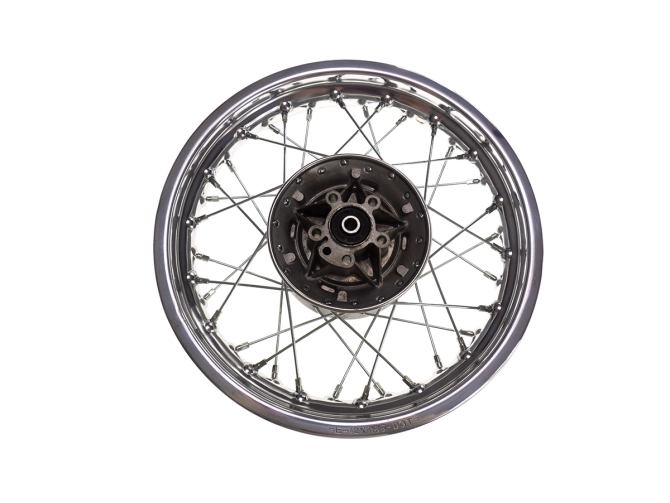 Puch DS50 spoke wheel set 12 inch chrome | Puchshop