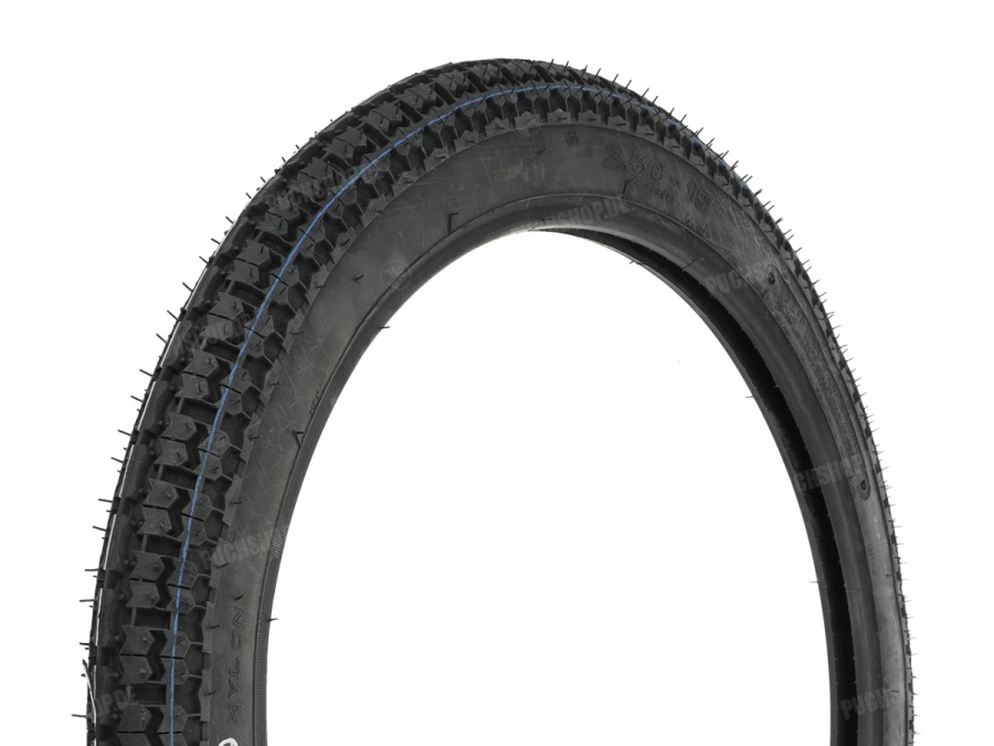 Puch 19 inch 2.50x19 Kenda K252 tire street profile
