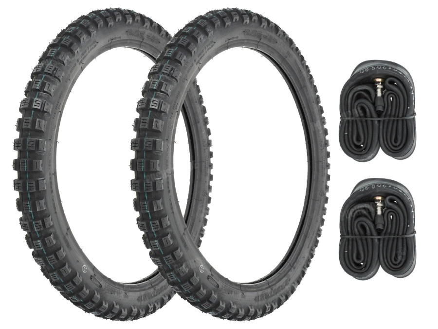 17 inch 2.25x17 Deestone D982 tire cross complete set 10% discount