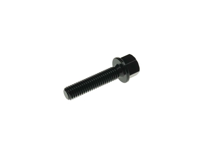 Hexagon screw M8x1.25 35mm aluminium with locking wire hole Tecnium