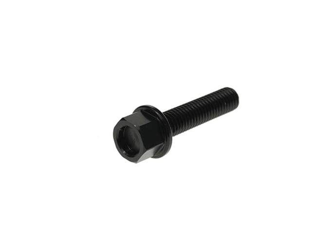 Hexagon screw M8x1.25 35mm aluminium with locking wire hole Tecnium