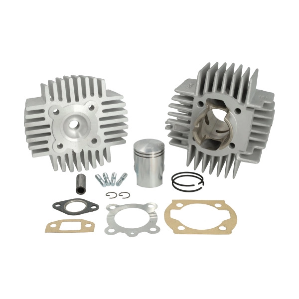 Cylinder 50cc OM Airsal fast T6 + cylinder head Puch Maxi, X30, other ...