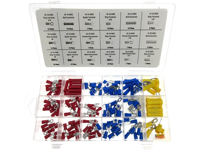 Looking for 150-pieces assorted cable shoes for mopeds?