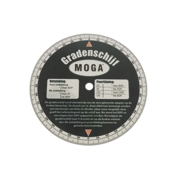 Degree plate adjustment pre-ignition universal Moga
