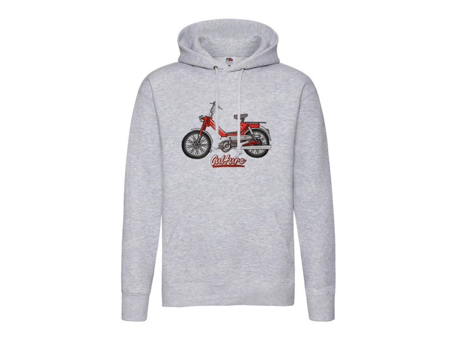 Premium Hoodie Puch Maxi Culture Gesticktes Heather Grau
