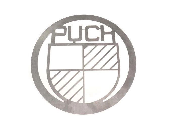 Puch logo aluminium 30cm decoration