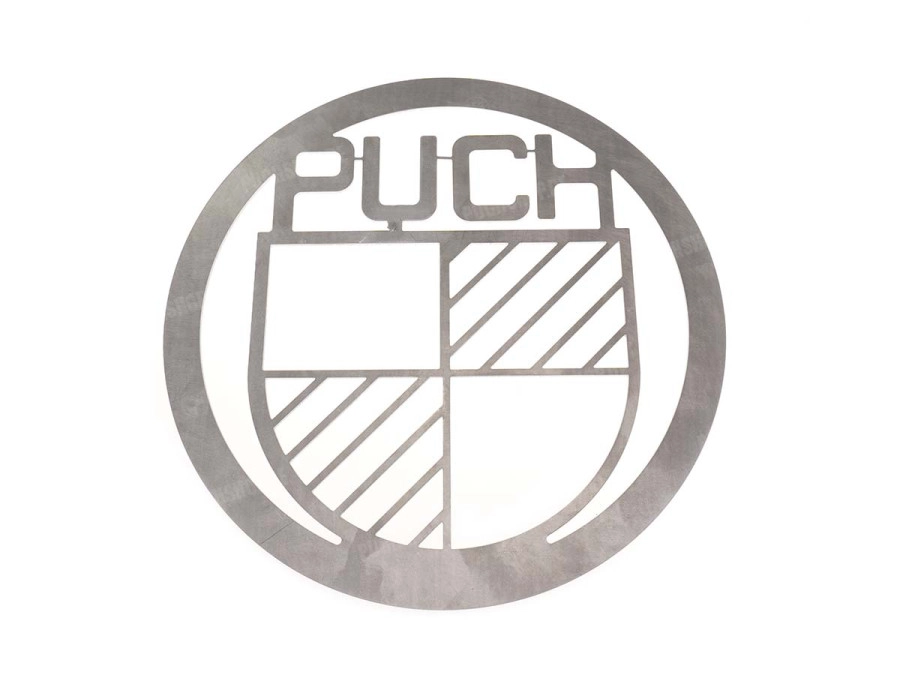 Puch logo aluminium 30cm decoration
