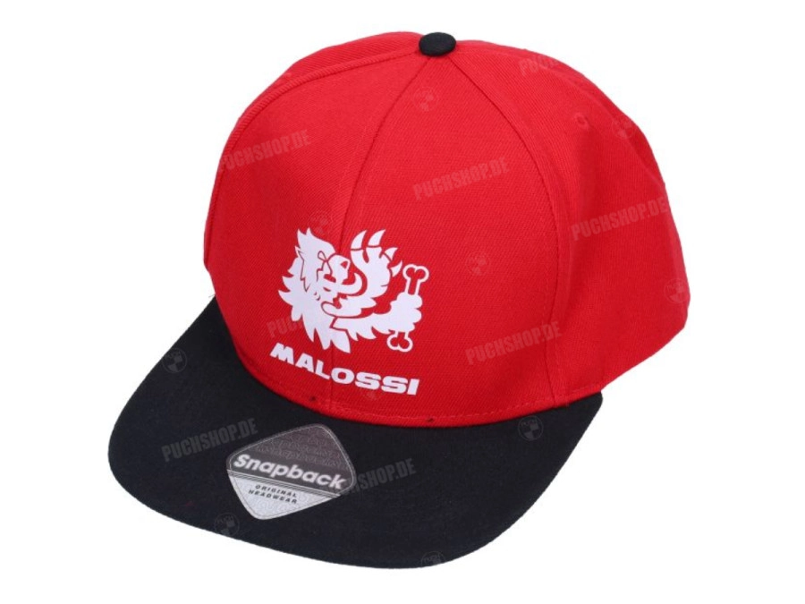 Puch moped Cap Malossi logo red snapback