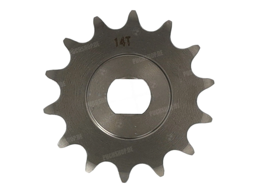 Front sprocket 14 tooth Sachs with oval hole (12 X 15.5mm)