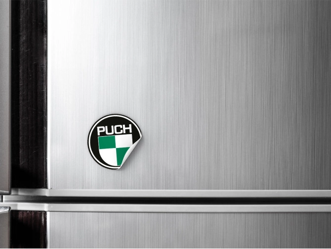 Puch-Logo Magnet Aufkleber 55 mm - Puch Teile shop