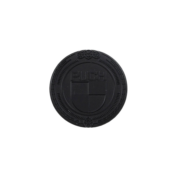 Badge / Emblem Puch logo Schwartz 47mm RealMetal