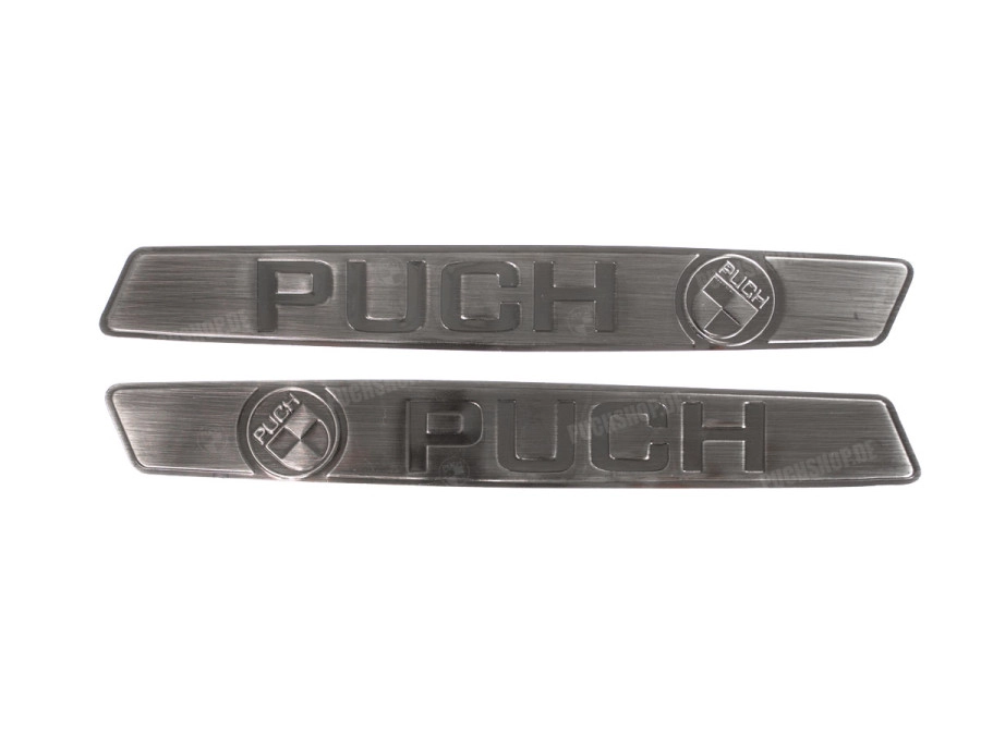 Puch Maxi Tank sticker set RealMetal® silver color 2024 Edition