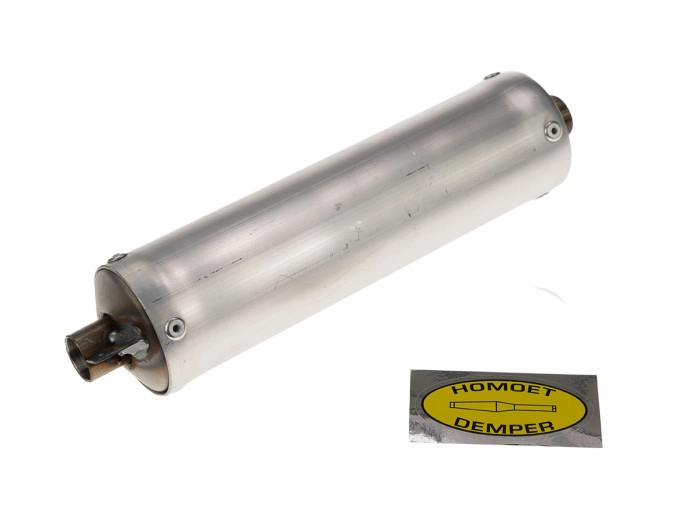 Uitlaat demper Homoet Racing aluminium universeel