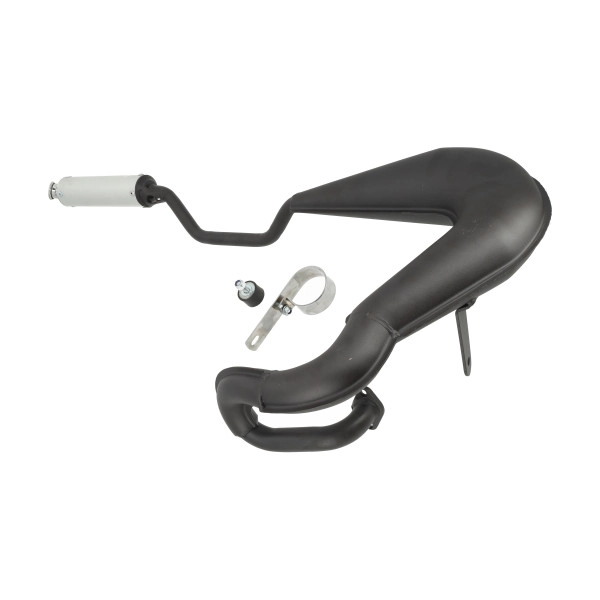 Uitlaat Puch Maxi / E50 25mm Tecno off road EVO zwart