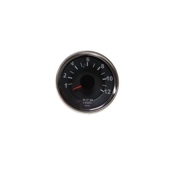 Tachometer 60mm Puch Monza / universal with large counter clock chrome