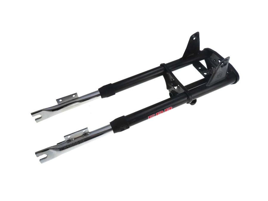 EBR front fork black as original new type with steering lock mount Puch?