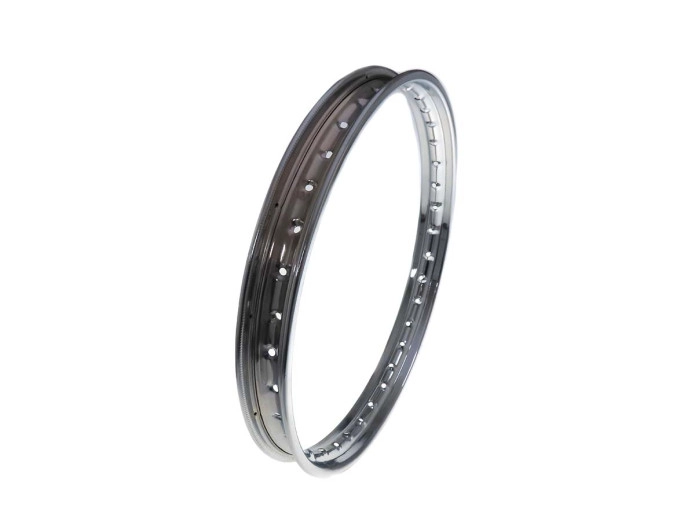 17 inch velg 17x1.50 spaakwiel staal chroom universeel