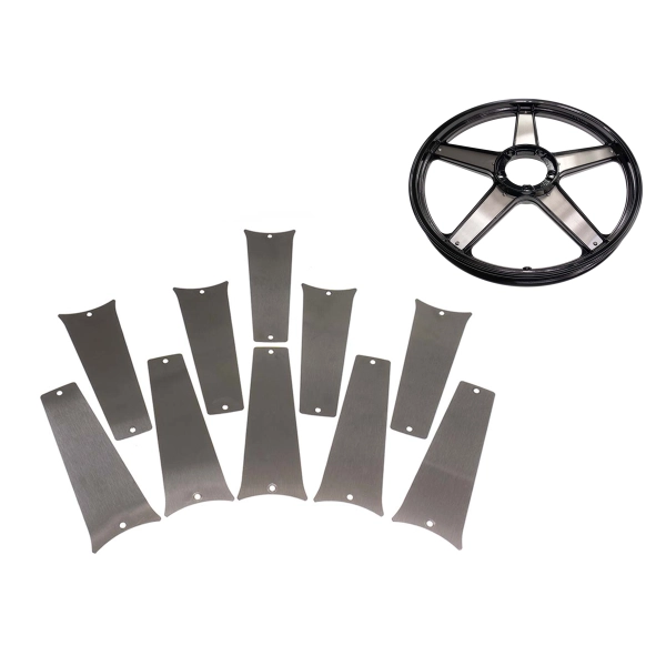 Wheel transformer set Grimeca 5 star wheel stainless steel closed model ...