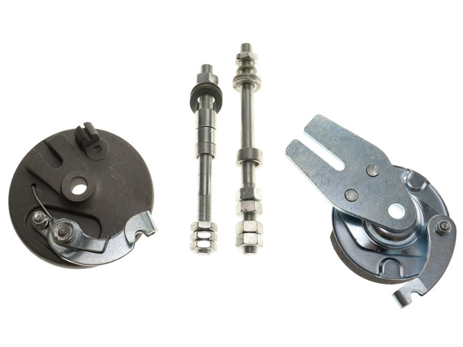 17 inch Puch Grimeca style 3 spoke wheelset chrome