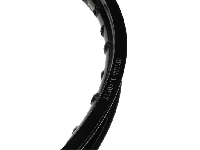 Puch Rigida alu rim 17x1.40 black anodised