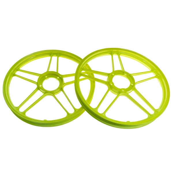 17 inch Grimeca 5 star wheel 17x1.35 Puch Maxi powdercoated neon yellow ...