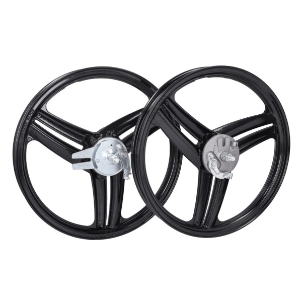 17 inch Grimeca 3 Blade propeller style 17x1.60 wheel set black Fast Arrow