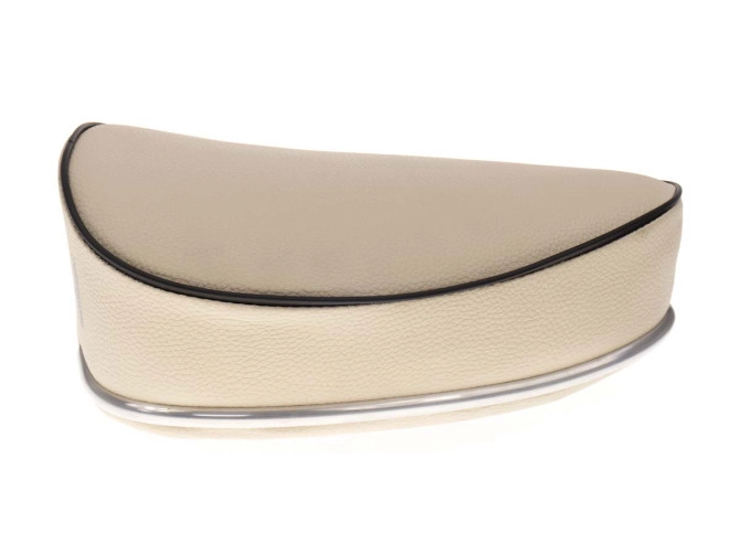 Oldtimer Sattel elfenbein mit Puch-Text - Puch Teile shop